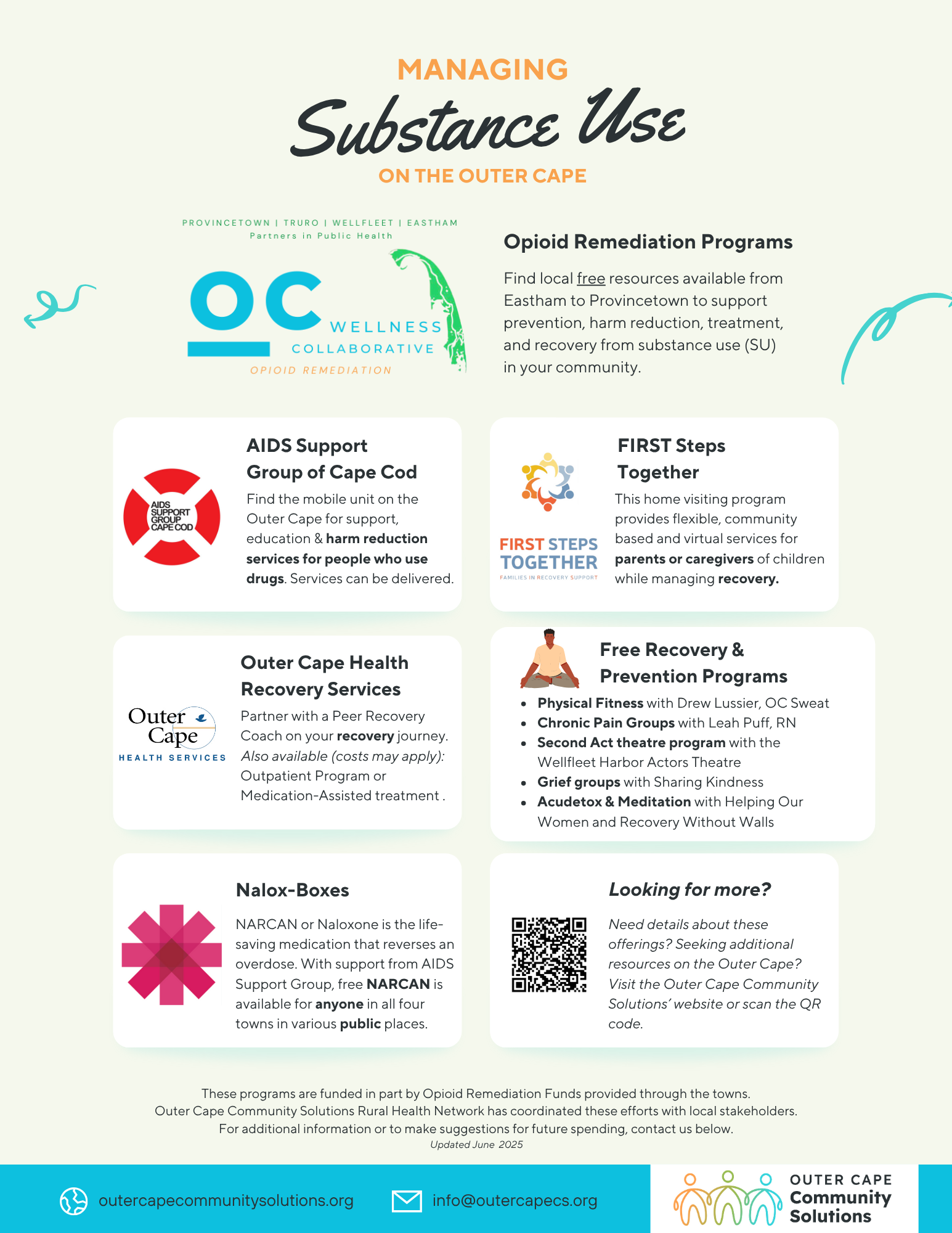 Resource List: Managing Opioid Use on the Outer Cape FY2026 | Outer ...